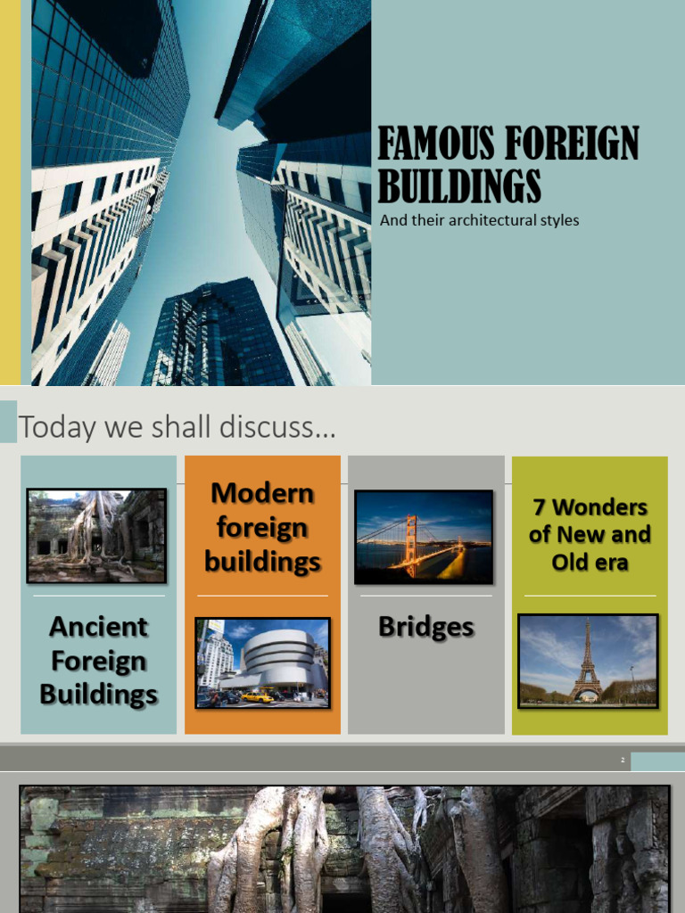 Famous Foreign Buildings | PDF | Dome | Bridge