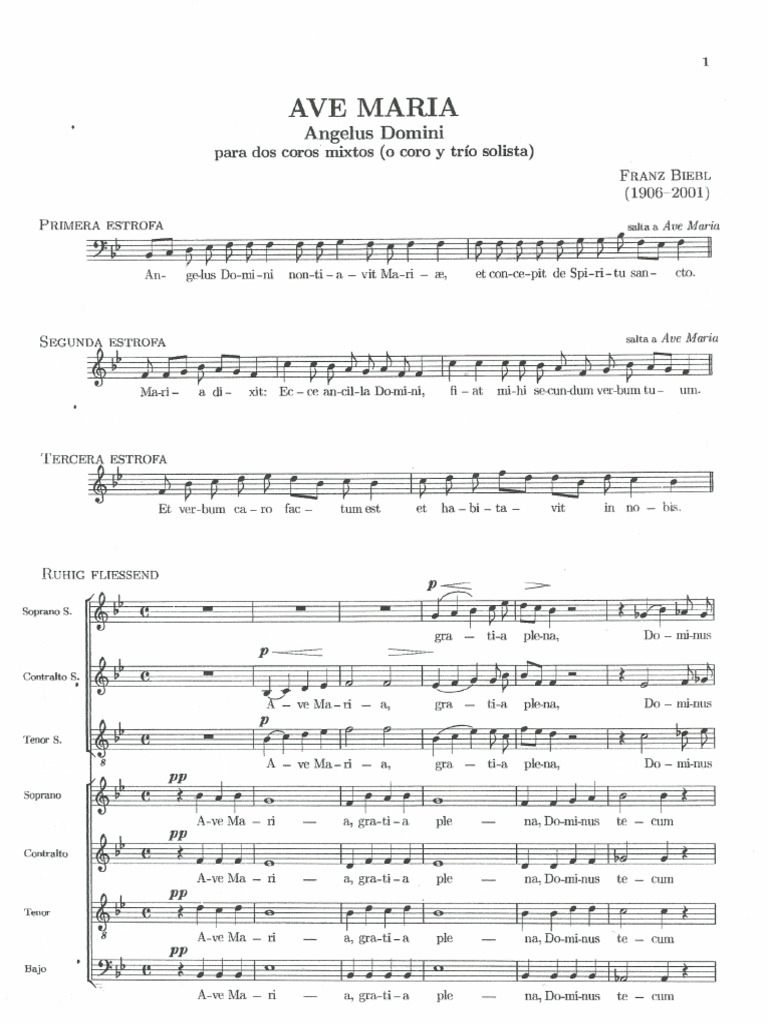 Ave Maria Biebl | PDF