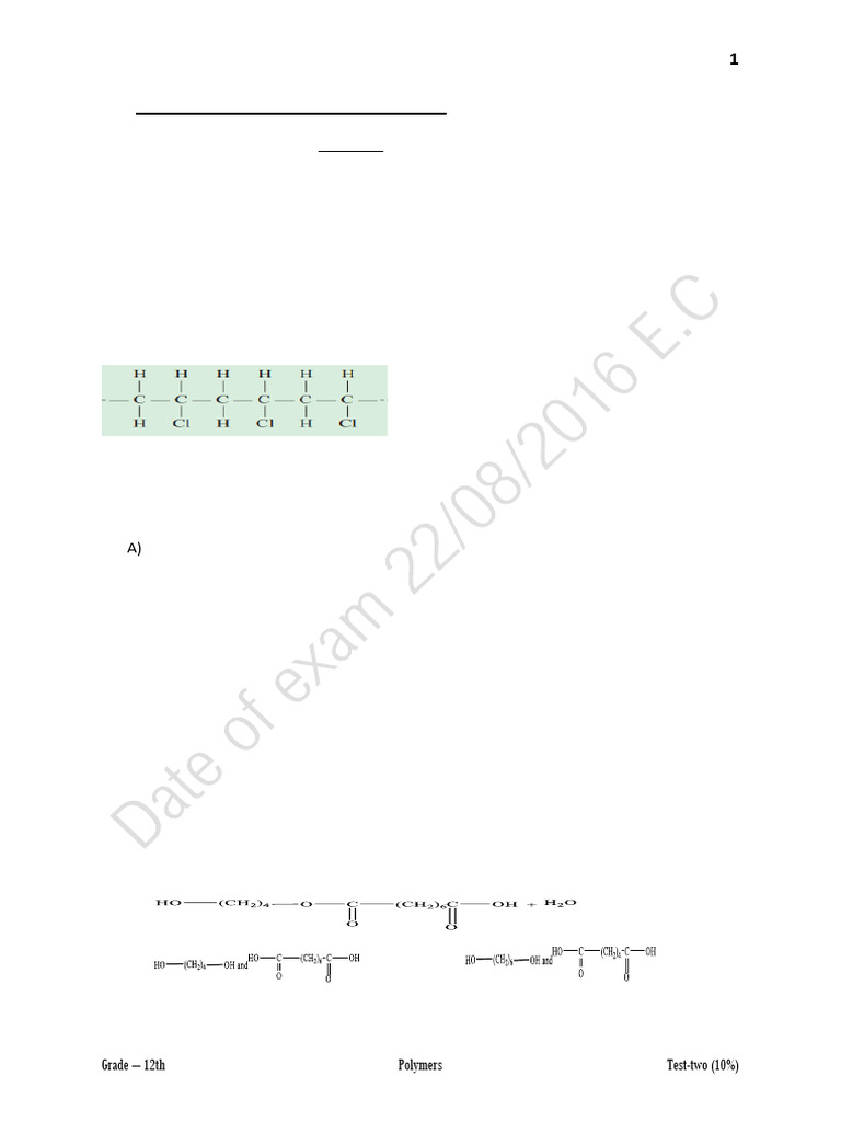 12th Exam 2nd | PDF