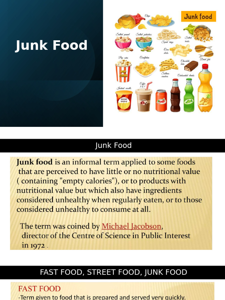 Junk Food | PDF