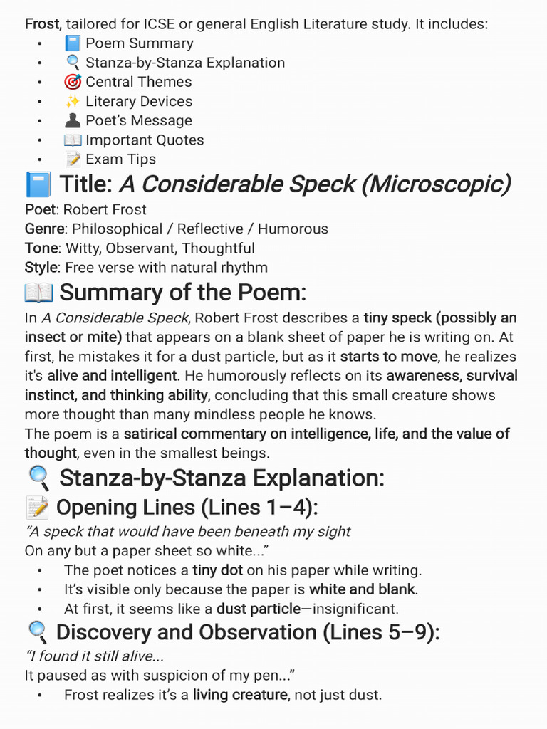 A Considerable Speck 250611 233609 | PDF