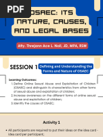 OSAEC and CSAEM: Understanding RA 11930 | PDF | Arrest | Crimes