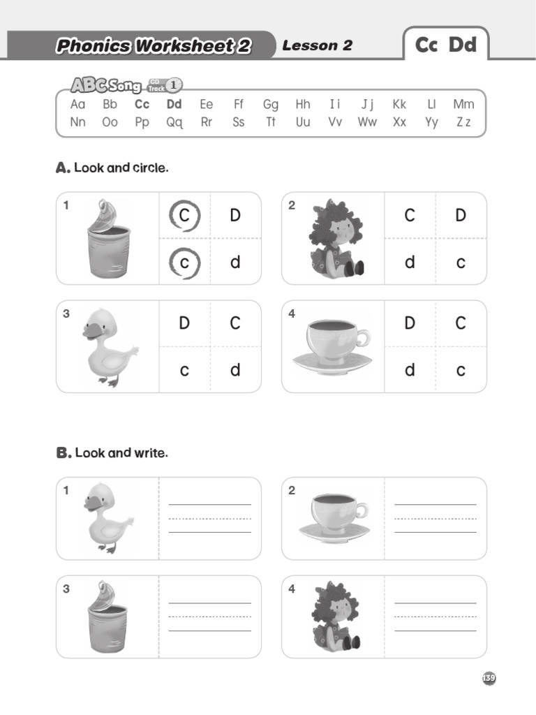 Lesson 2 Phonics Worksheet | PDF
