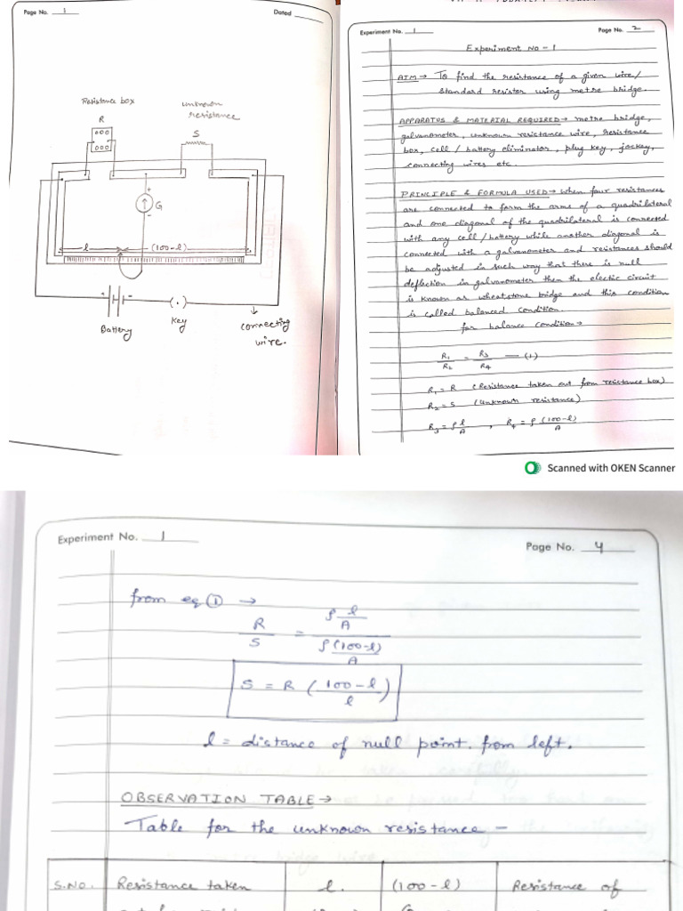 Physics Practicals - Class Xii | PDF