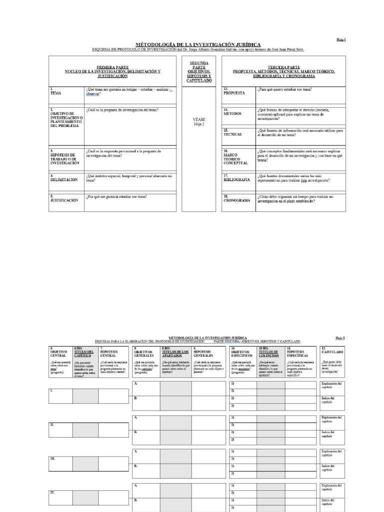 Protocolo de Investigación-Esquema-2022 | PDF