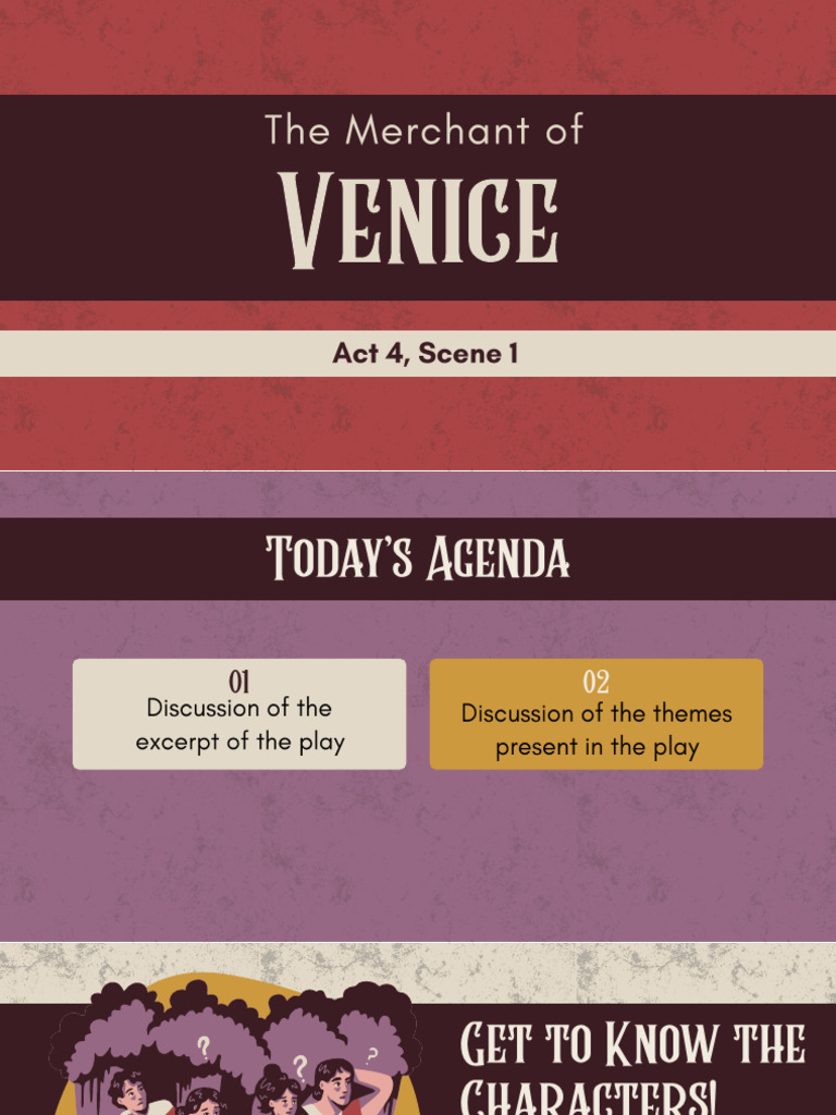 01 The Merchant of Venice Act 4 Scene 1 | PDF