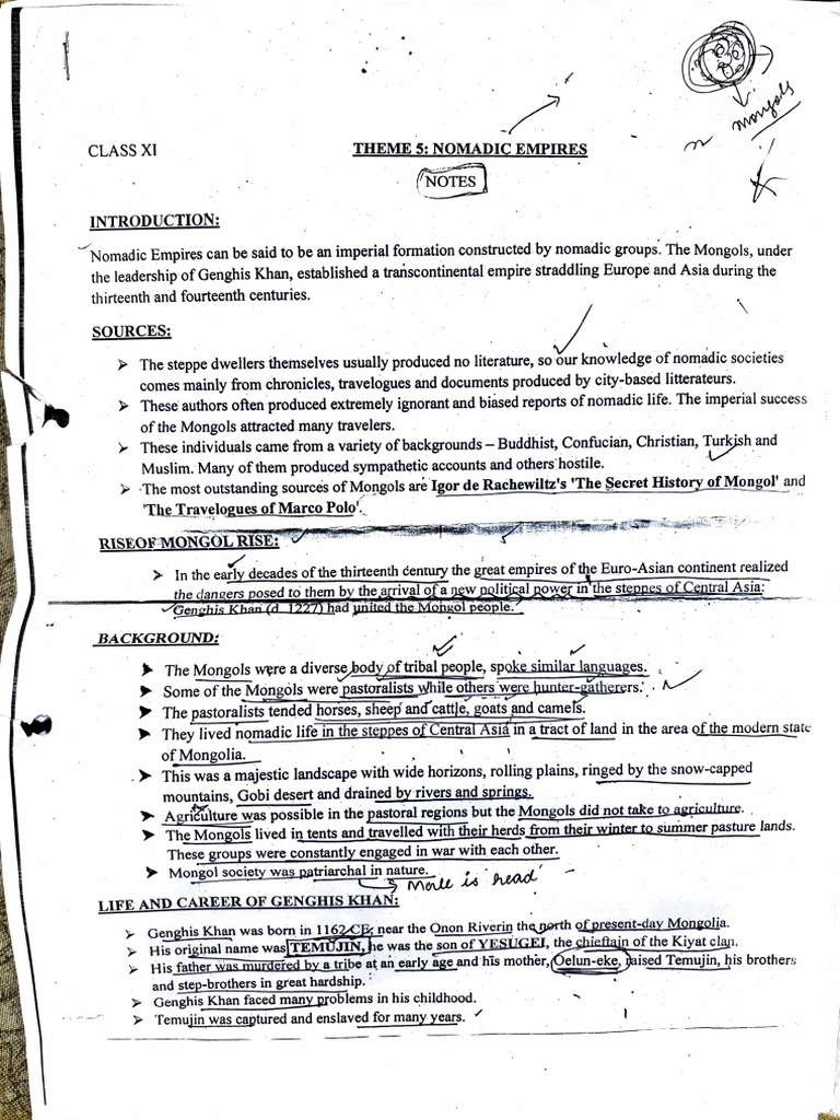 ch-3 Notes XI-1 | PDF