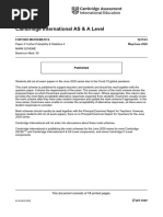 Cambridge International A Level: Mathematics 9709/31 May/June 2020 ...