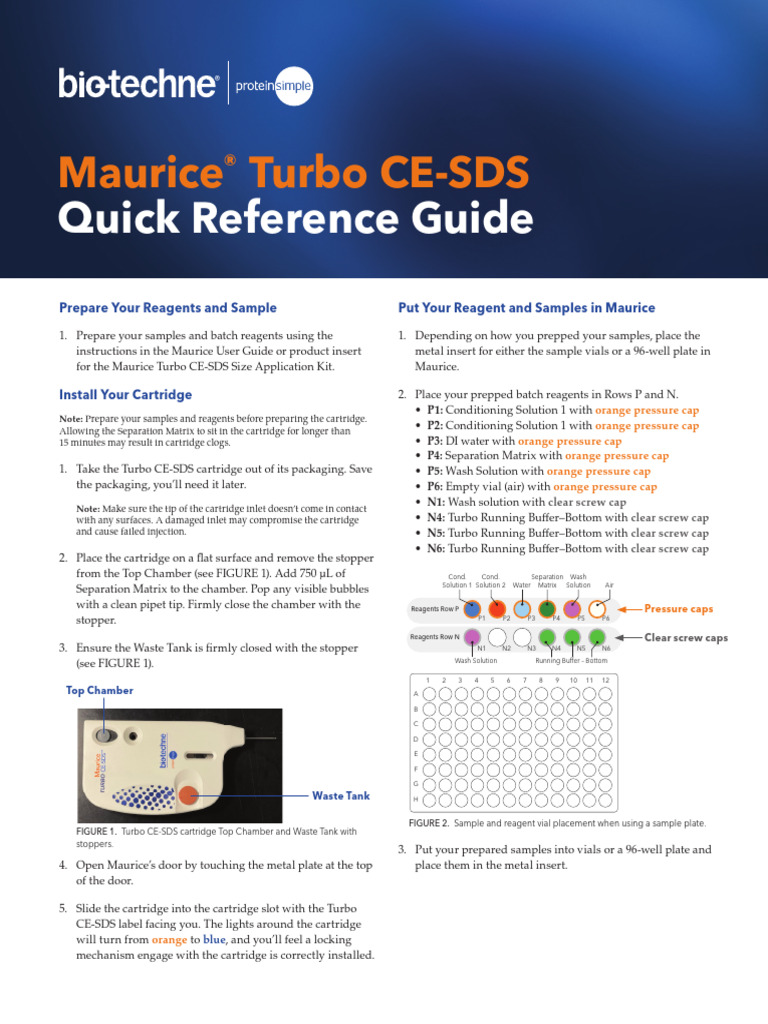 PL0-0013 Maurice Turbo CE-SDS Quick Reference Guide RevA | PDF