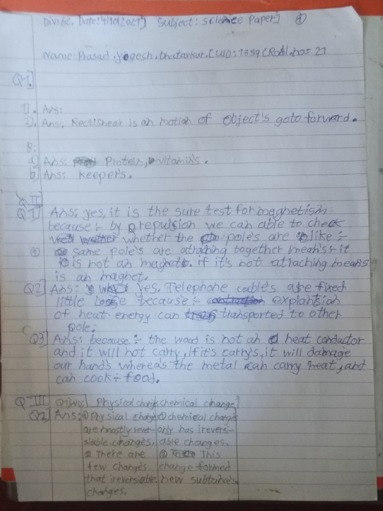 Prasad Dhatavkars Science Sa1 Paper. 1359 - 21 | PDF