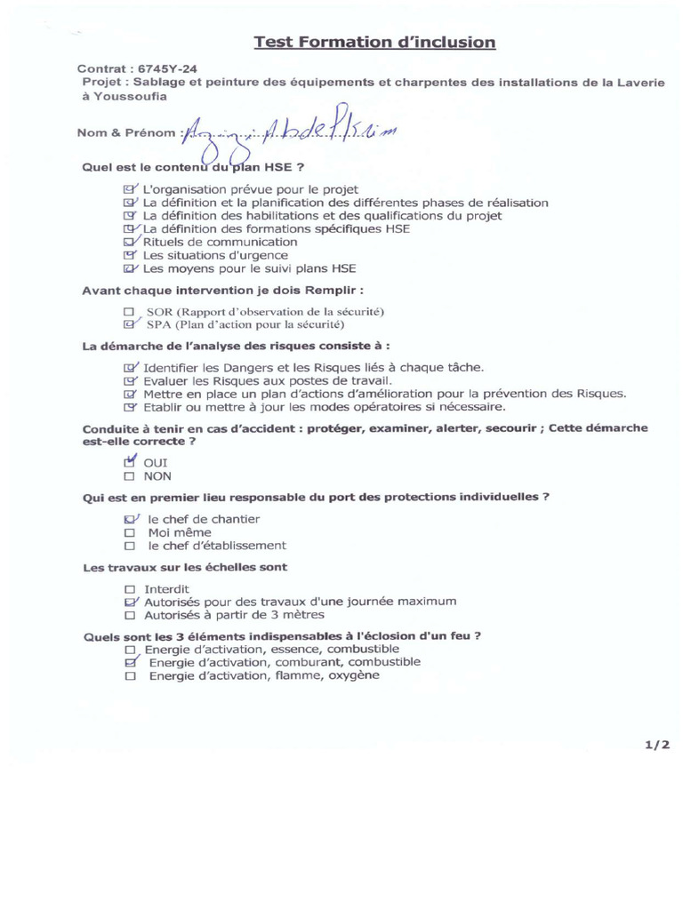 Test Formation D'inclusion - Compressed | PDF