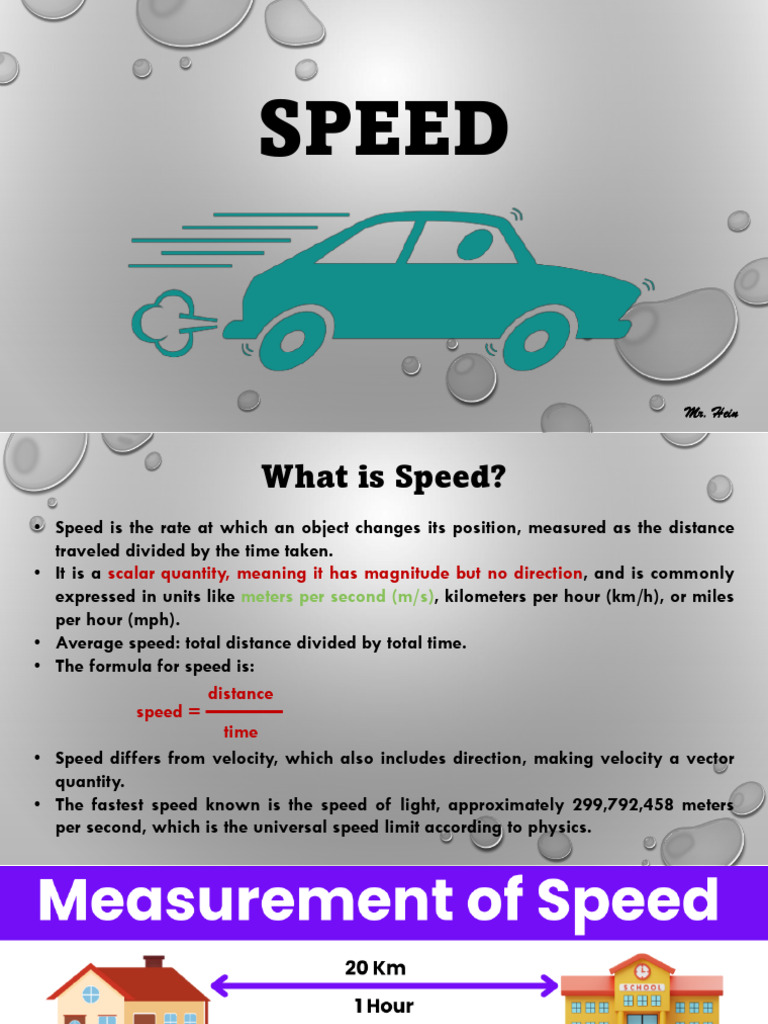Yr8 (Speed) | PDF