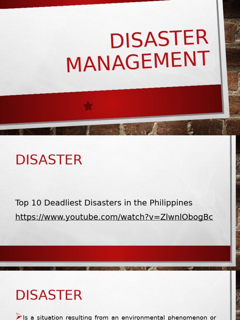 Module 4 Disaster Management | PDF | Disaster Risk Reduction | Emergency Management