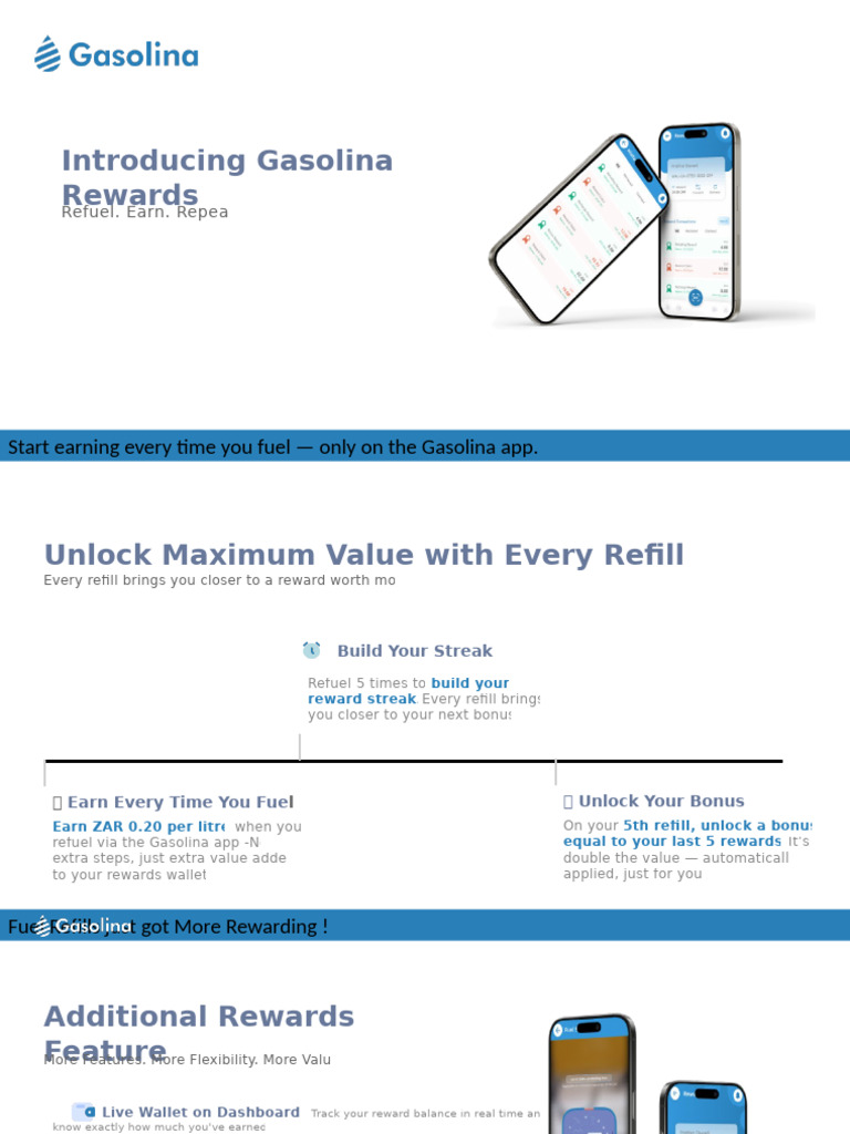 Earn Rewards with Gasolina App | PDF