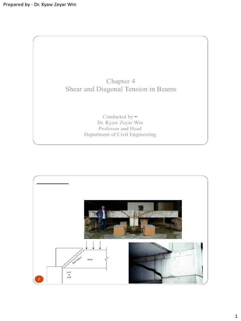 Shear and Diagonal Tension Beams | PDF | Beam (Structure) | Concrete