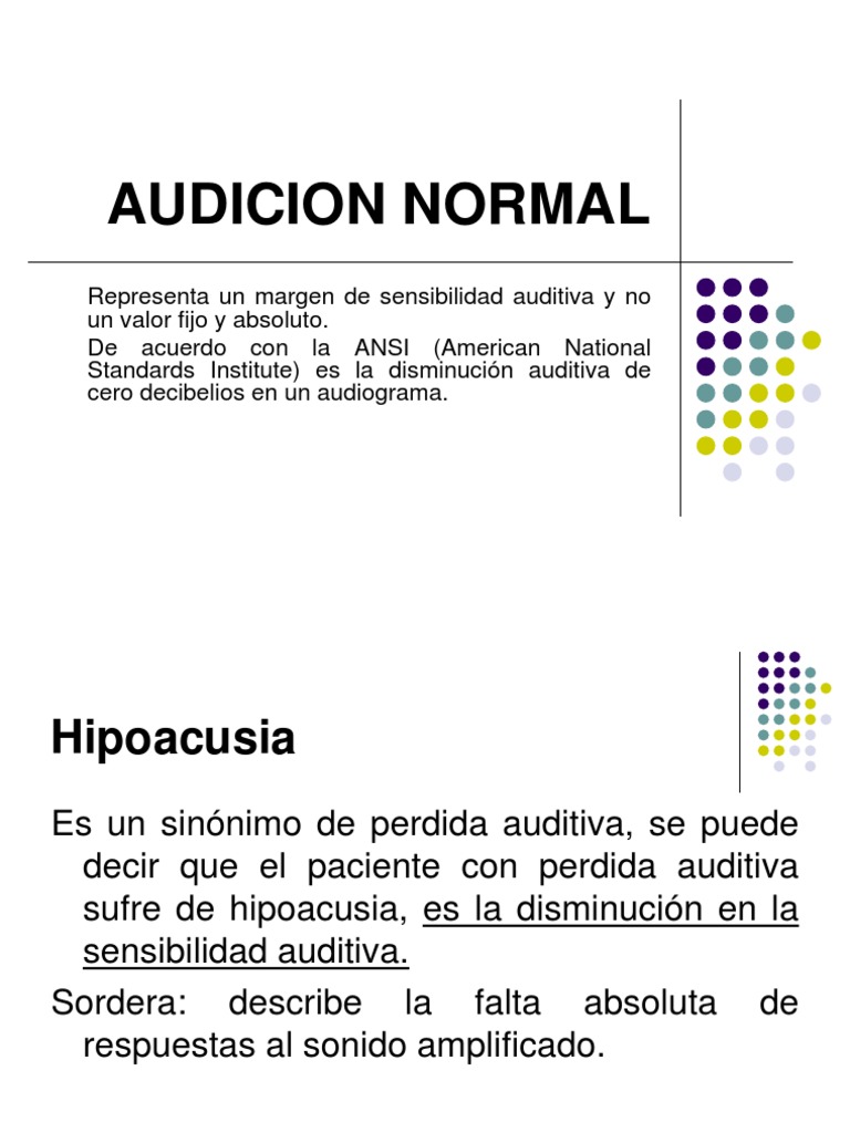 Audicion Normal | PDF | Oído | Escuchando