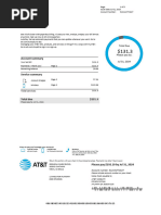 Att Bill | PDF | Cheque | At&T