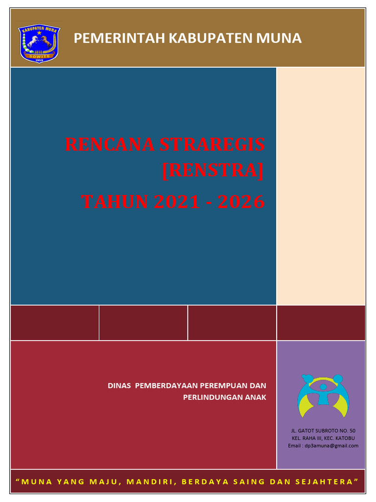 Renstra Dinas PPPA Muna 2021-2026 | PDF