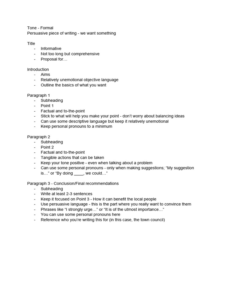 Proposal Cambridge C1 Notes | PDF