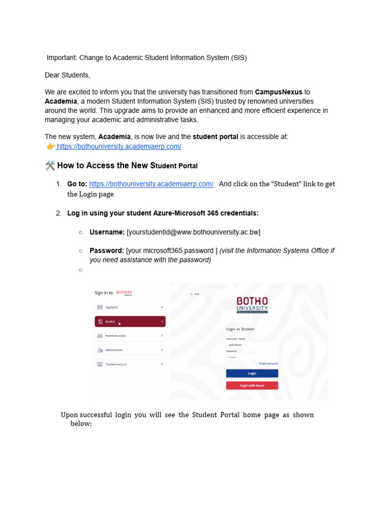 How To Access Student Portal | PDF | Computing