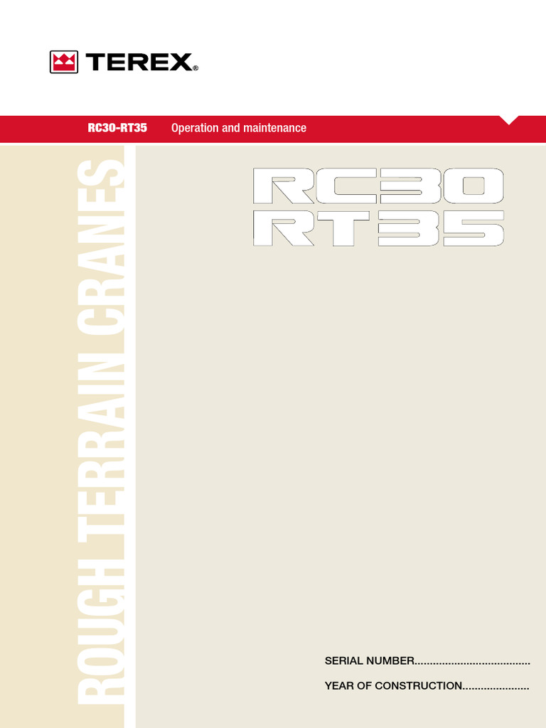 RC30 RT35 - EN Rev.09 | PDF | Axle | Automatic Transmission