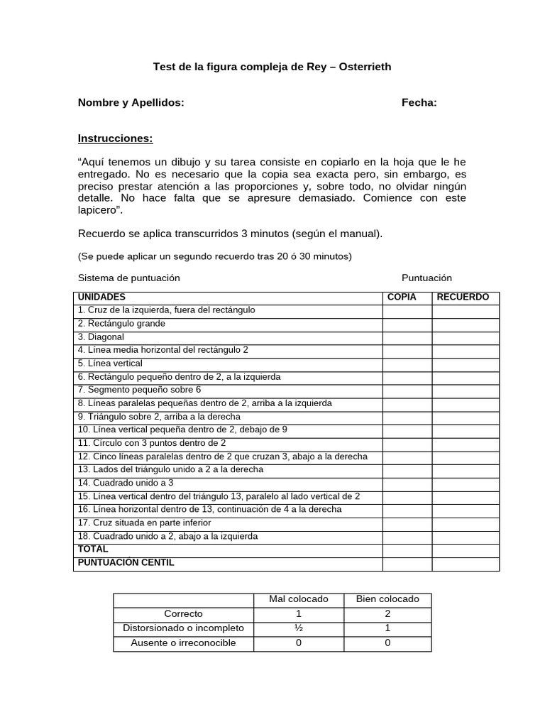 Hoja de Corrección Figura Rey | PDF