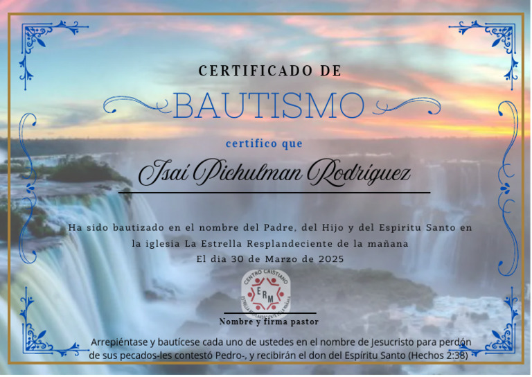 Certificado Hno Isai | PDF