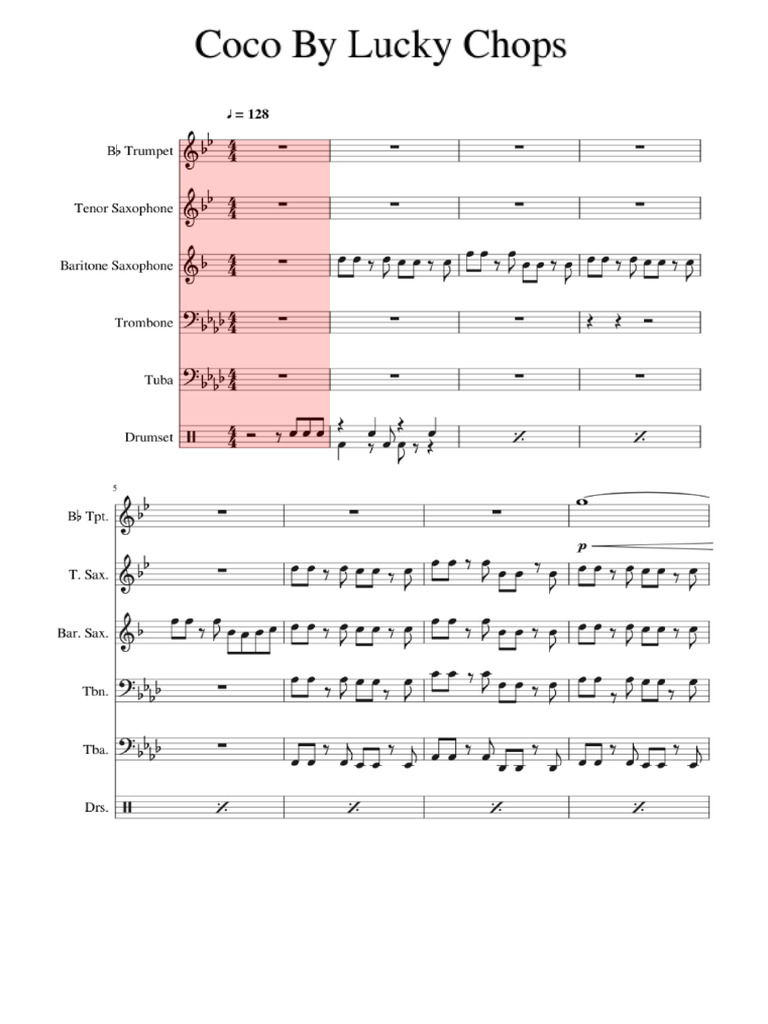 Lucky Chops Trombone Score | PDF