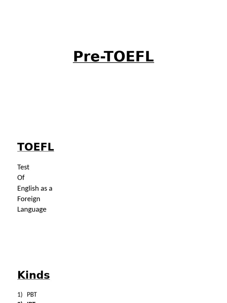 TOEFL Preparation Guide and Study Plan | PDF