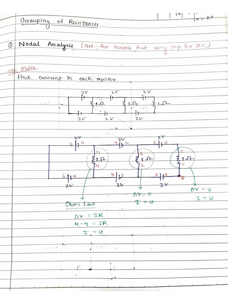 Grouping of Resistance and Capacitor | PDF
