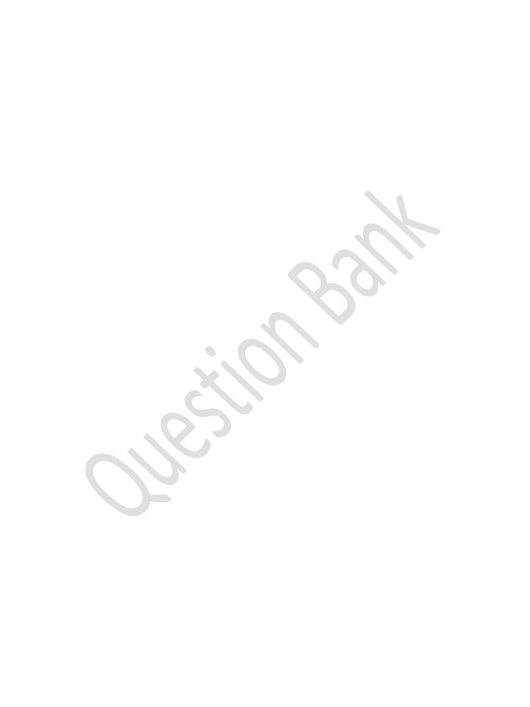 Question Bank Module 1 | PDF