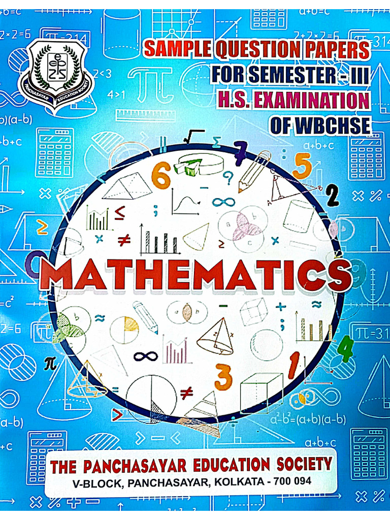 Math Sample Papers Sem - III | PDF