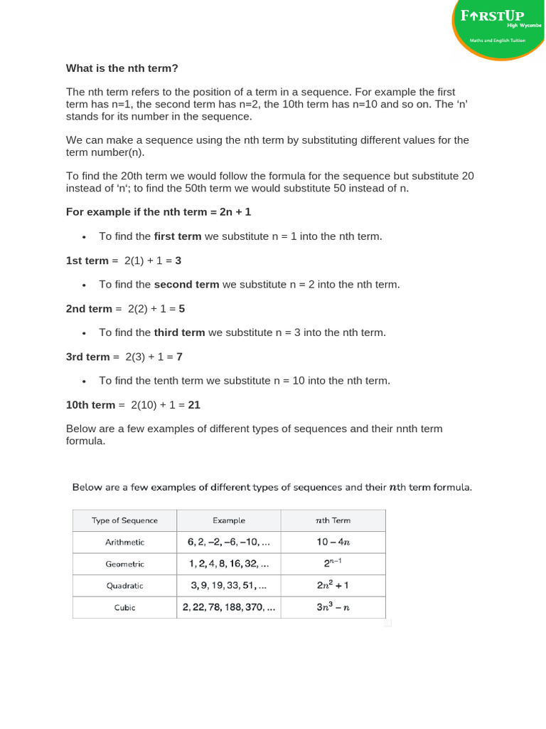NTH Degree Sequences | PDF