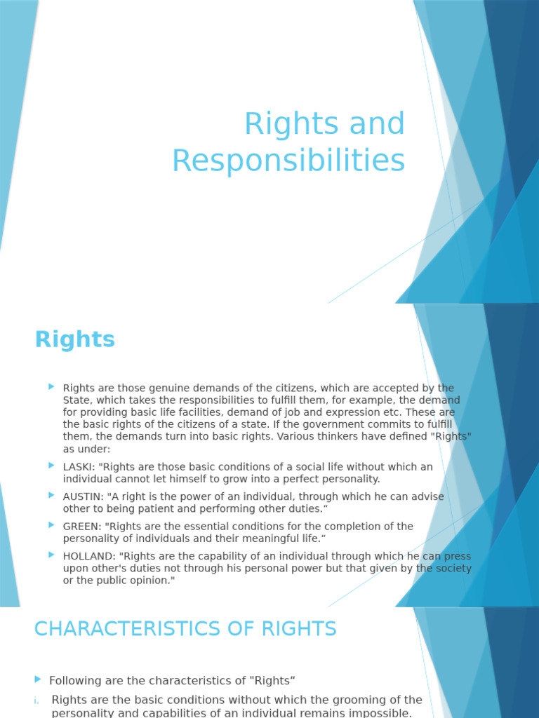 Understanding Citizens' Rights and Responsibilities | PDF | Citizenship ...