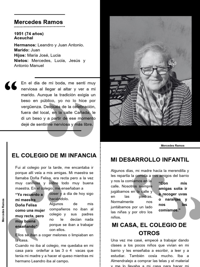 Mercedes Ramos - Biografía | PDF