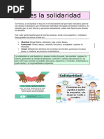Mapa Mental .. Solidaridad | PDF