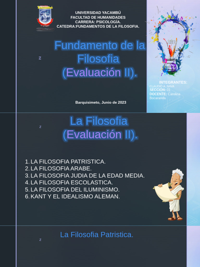 Fundamentos de Filosifia-Tarea Ii | PDF | Padres de la iglesia | Religiones abrahámicas