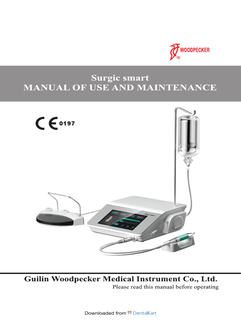 Piezo Surgical Handpiece Manual | PDF | Sterilization (Microbiology ...