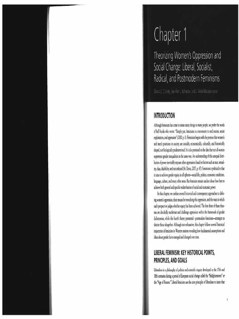 1.Intro To Feminism | PDF