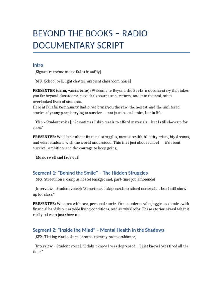 Student Struggles Beyond Academics | PDF