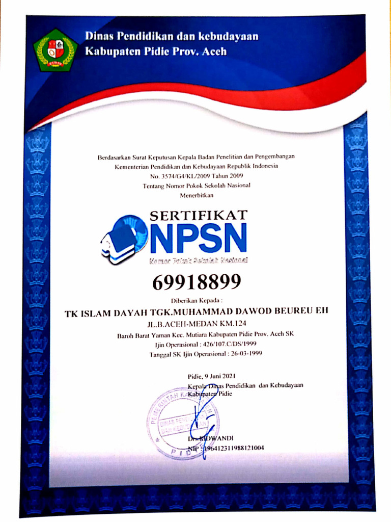Nomor NPSN | PDF