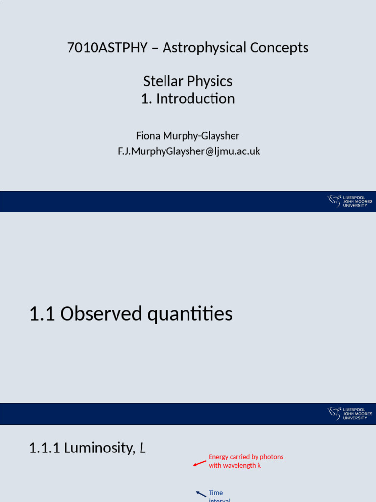 Stellar Physics: Key Concepts Explained | PDF | Stars | Sun