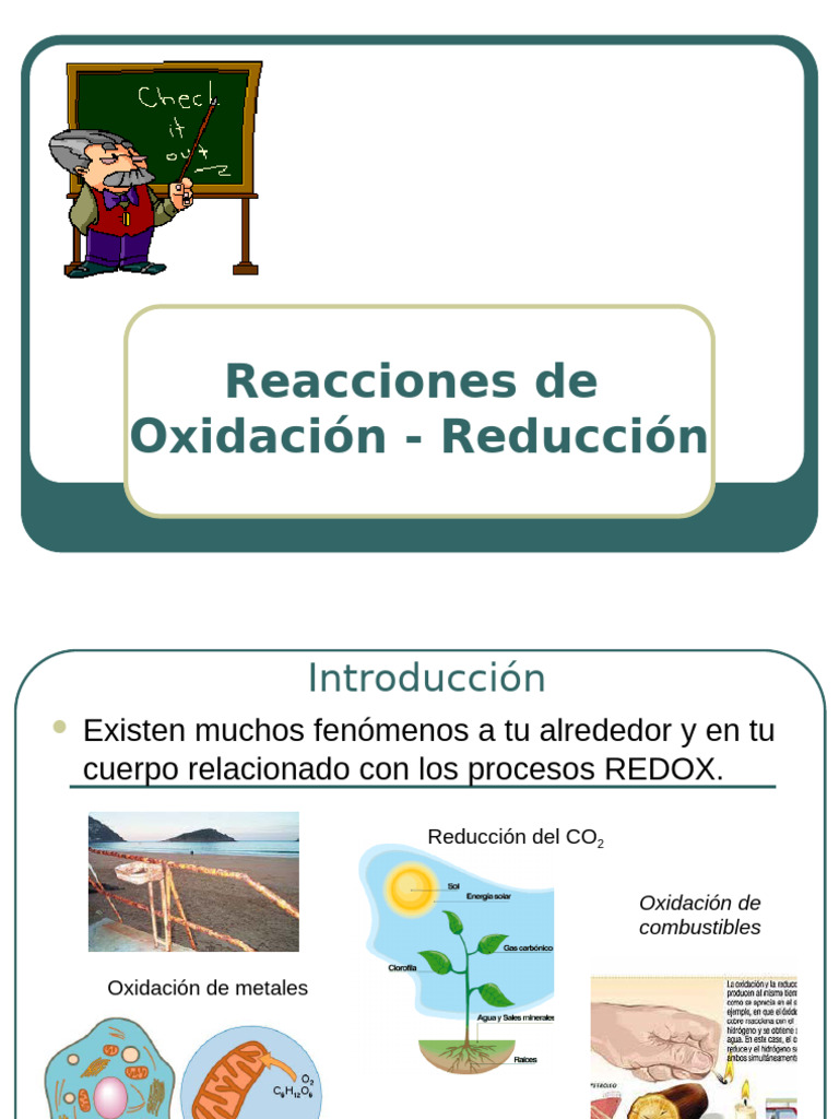 Reacciones Oxido Reduccion | PDF