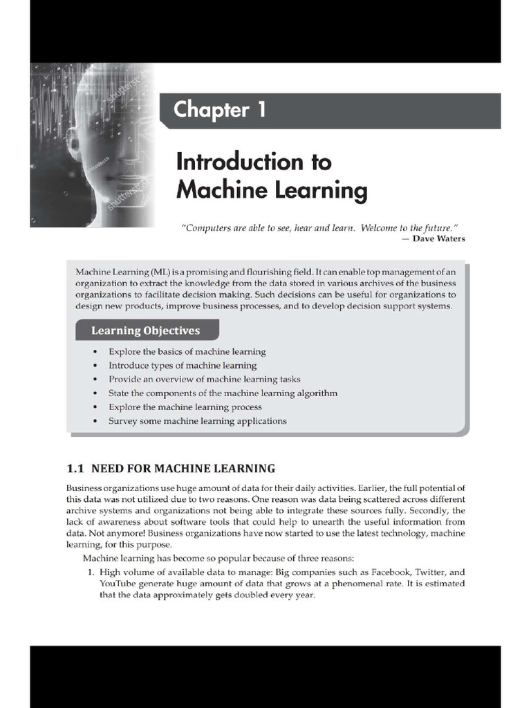 Machine - Learning - Chapter 1 and 2 | PDF | Confidence Interval ...