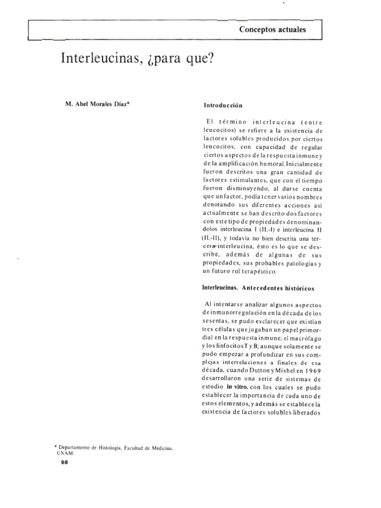 Interlucinas | PDF | Interleucina 2 | Interleucina