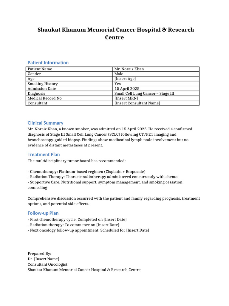 Official Report Noraiz Khan | PDF