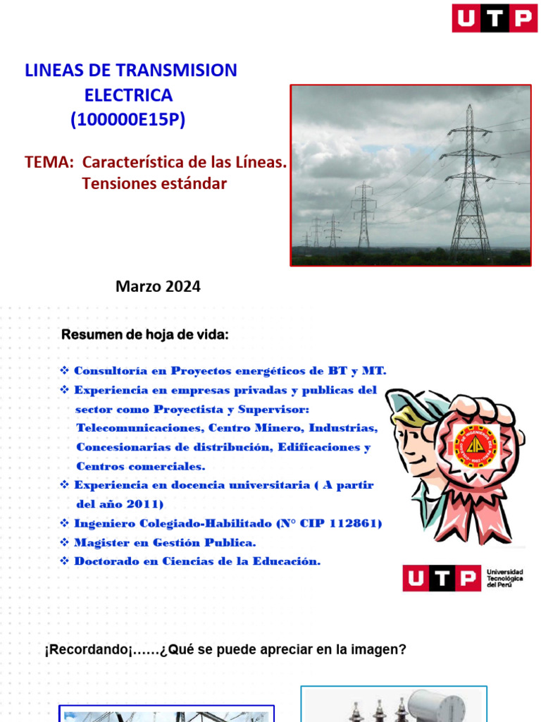 Características de Líneas de Transmisión | PDF | Corriente eléctrica ...