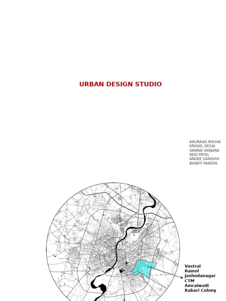 Urban Studio PPT-1 | PDF | Traffic | Road