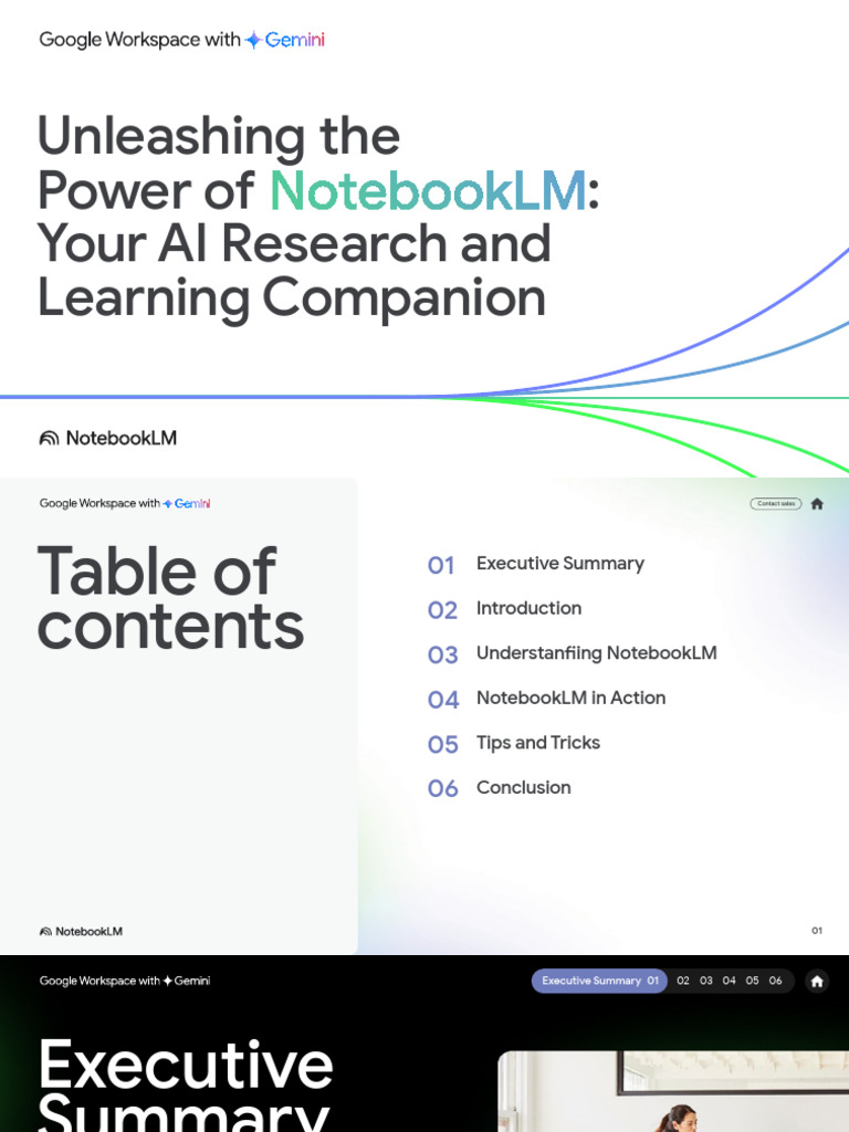 Google Workspace Notebooklm Ebook | PDF | Knowledge Management | Information