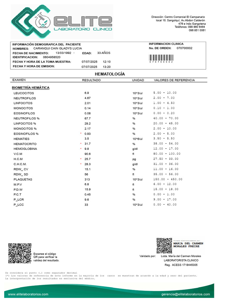 070700002-Caranqui Cain Gladys Lucia | PDF | Tejido (biología ...